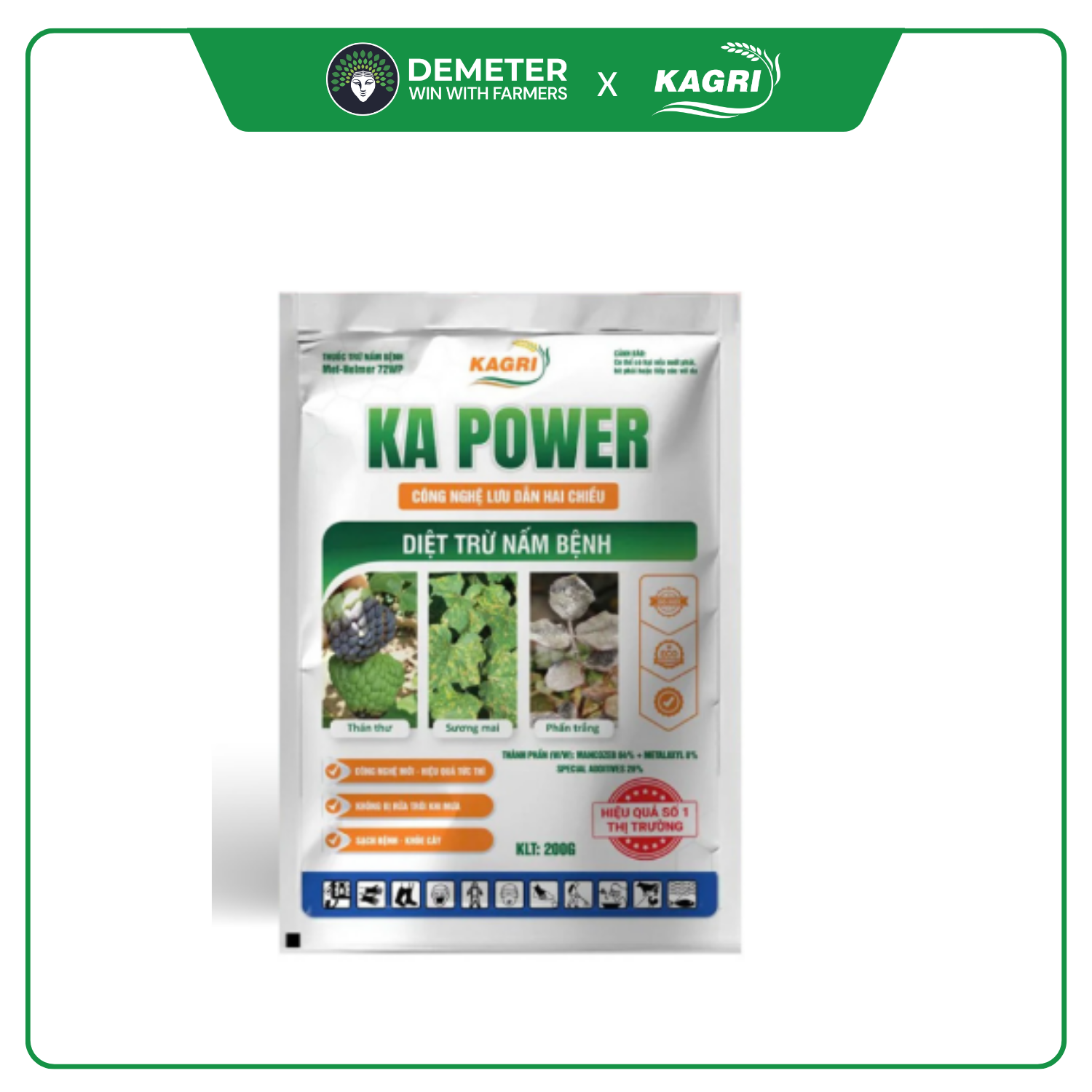 KA POWER - Trừ nấm bệnh (200G)